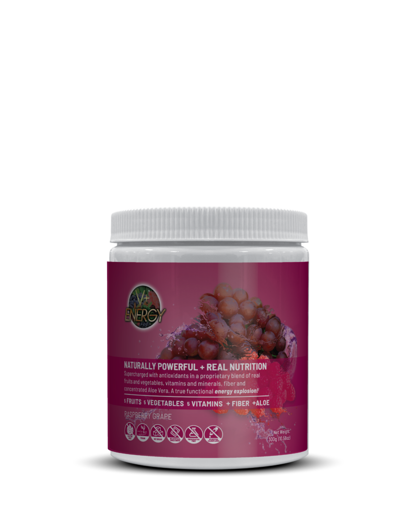 VPlus Energy Essential Raspberry Grape Tub 11.51oz – VPLus Energy