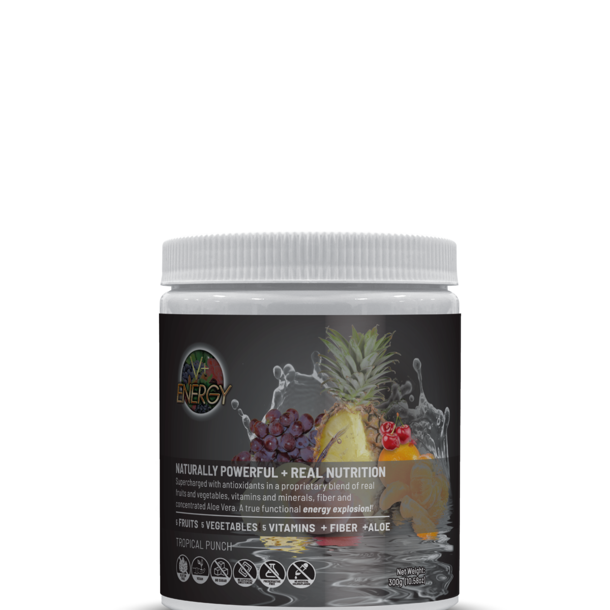 VPlus Energy Essential Raspberry Grape Tub 11.51oz – VPLus Energy